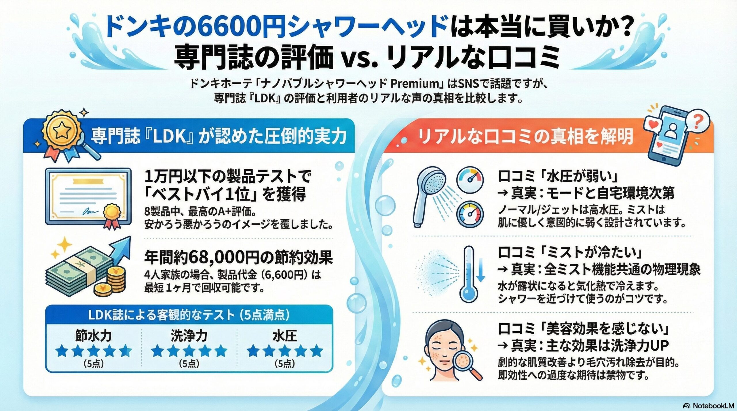 ドンキホーテのシャワーヘッド6000円台は本当にお得？口コミから見えた真実とLDK1位獲得の理由
